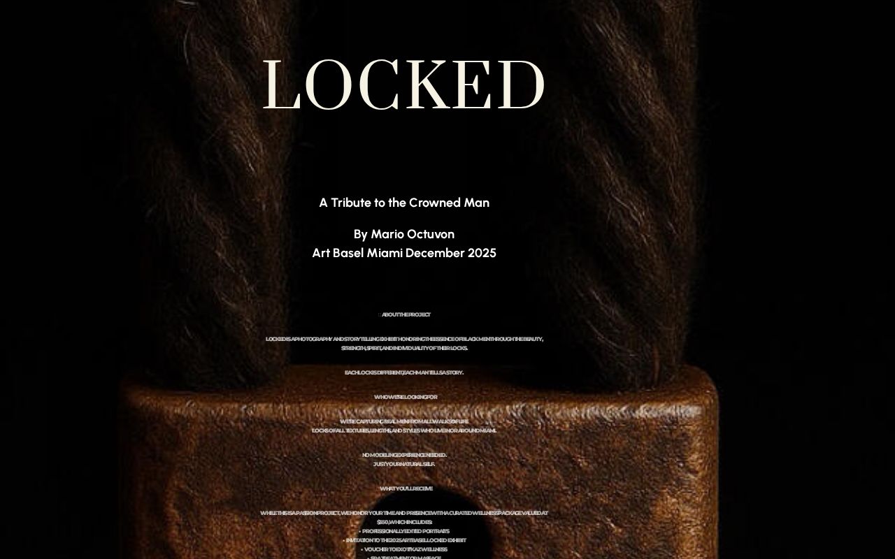 LOCKED A tribute to the crowned man